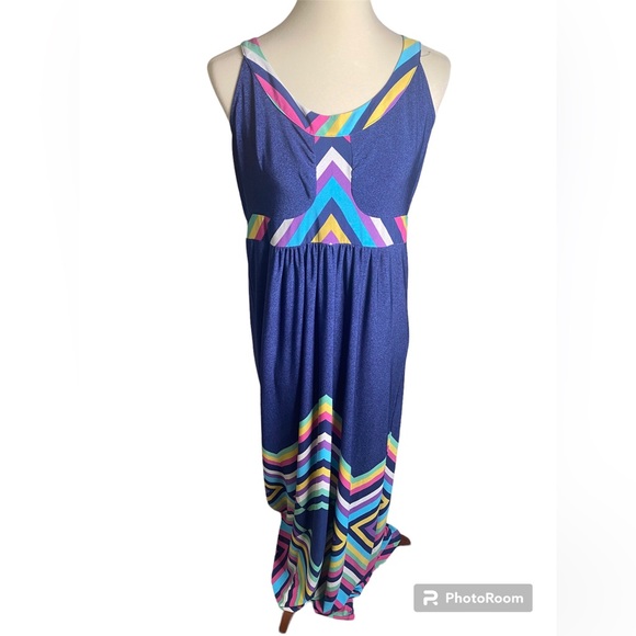 ONE WORLD | Dresses | One World Multicolored Maxi Dress | Poshmark